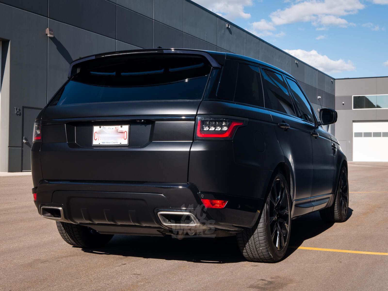 Range Rover Satin Black Wrap
