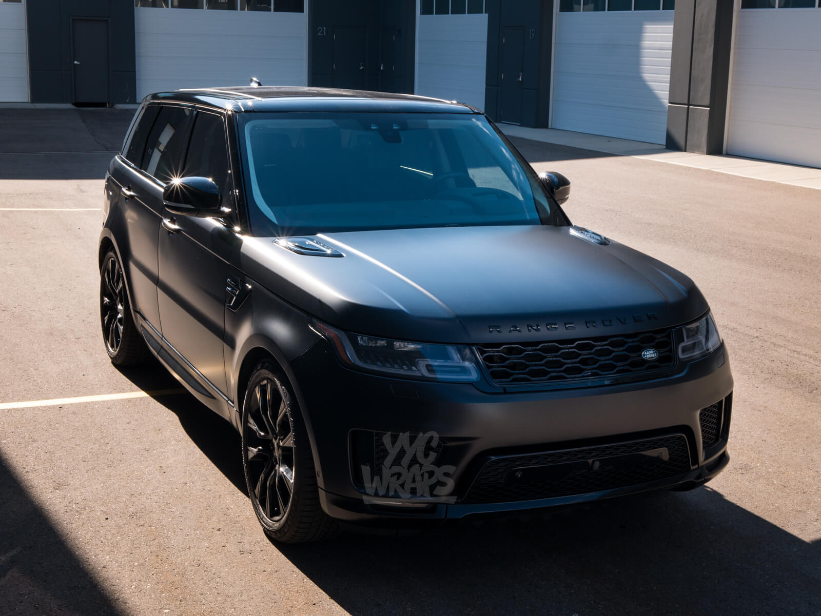 Range Rover Satin Black Wrap