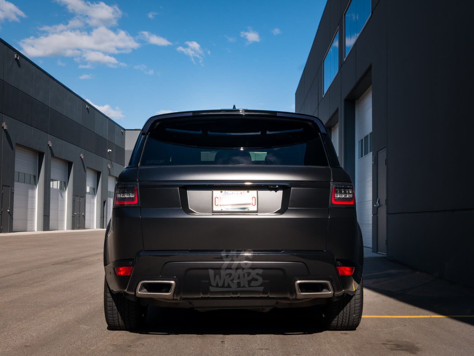 Range Rover Satin Black Wrap