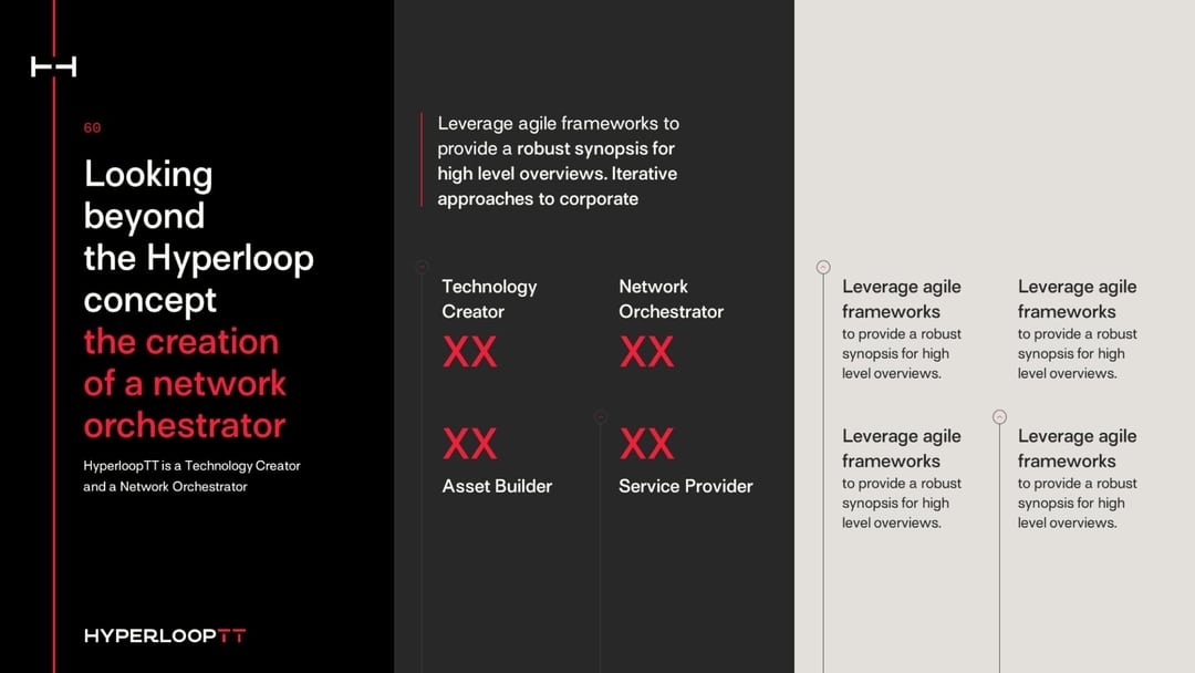 Présentation PowerPoint pour HyperloopTT | Slidor