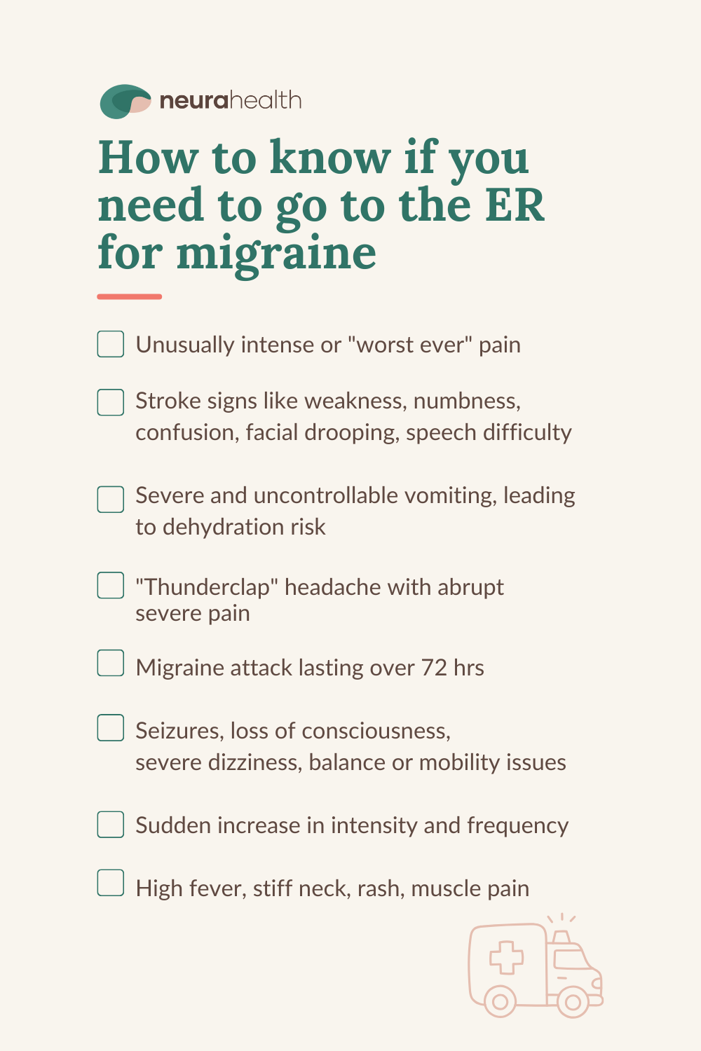 What to Do When in a Migraine Emergency