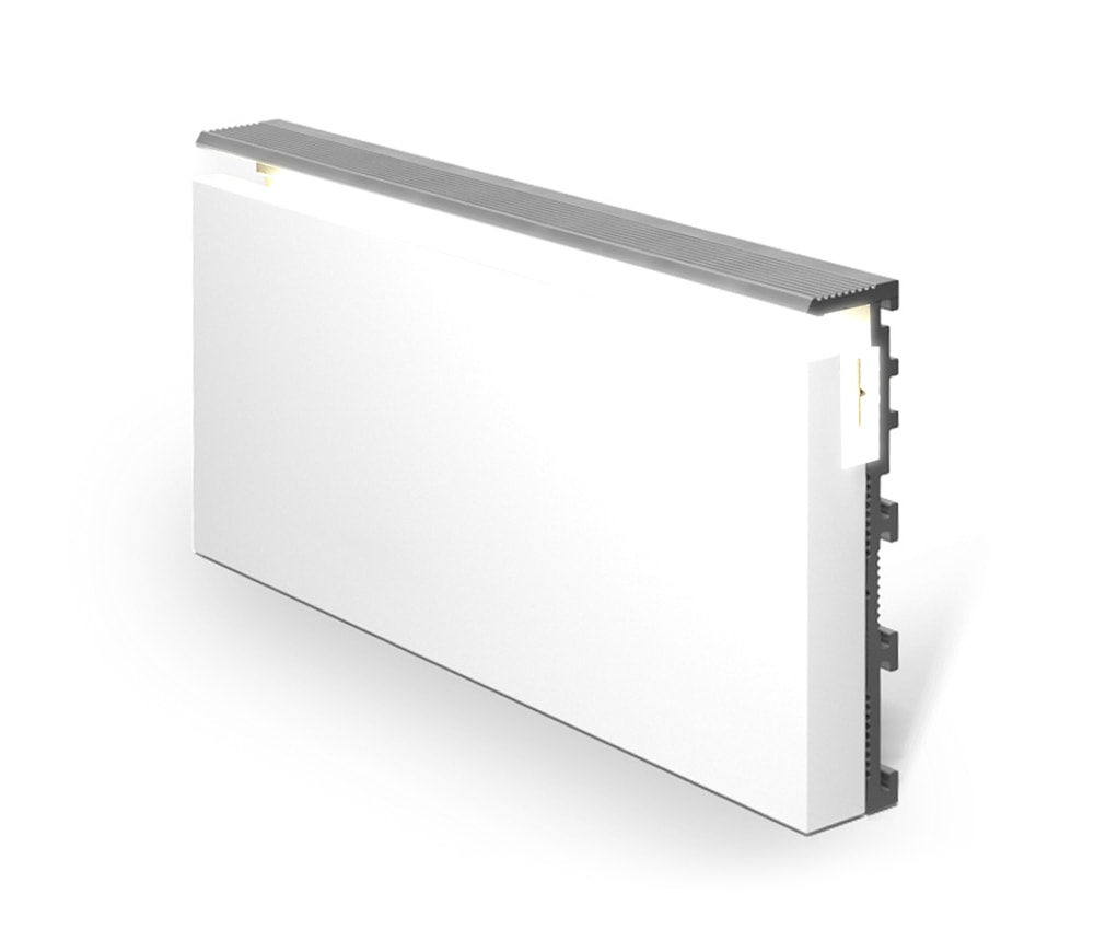 Modern flush baseboard Dorsis Linus | Angelbau
