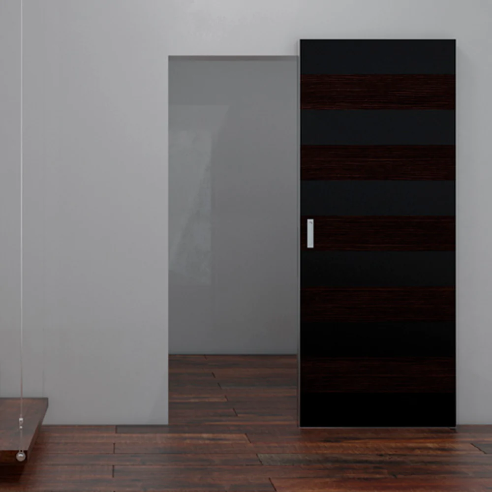 Modern barn doors with invisible track | Angelbau