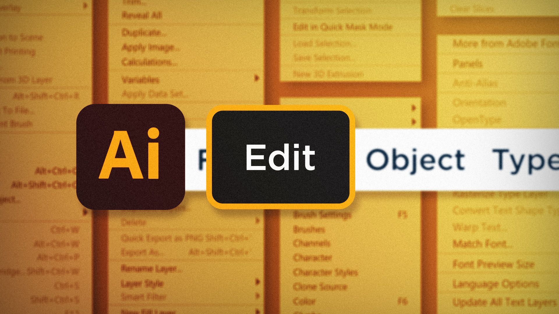 Understanding The Adobe Illustrator Menus Edit