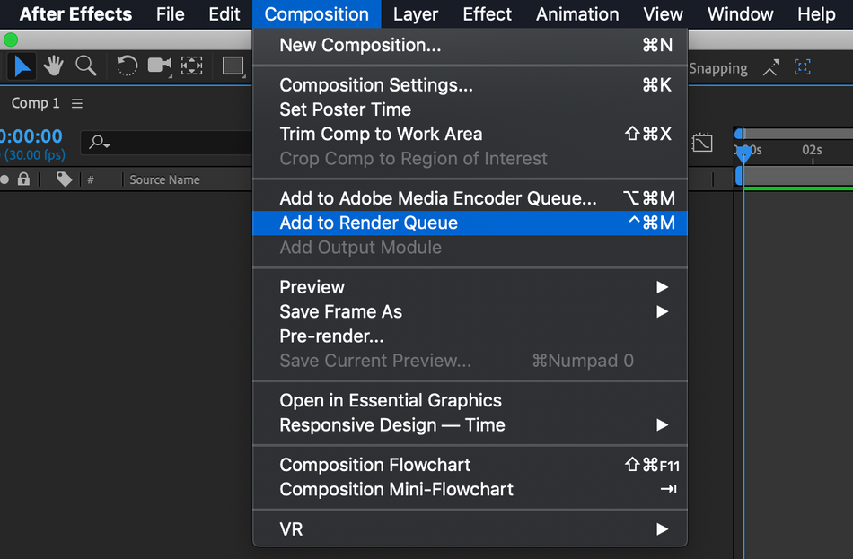 Omit Bothersome Assortment After Effects Render Settings Sheet 