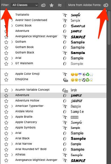 How To Use Adobe Fonts