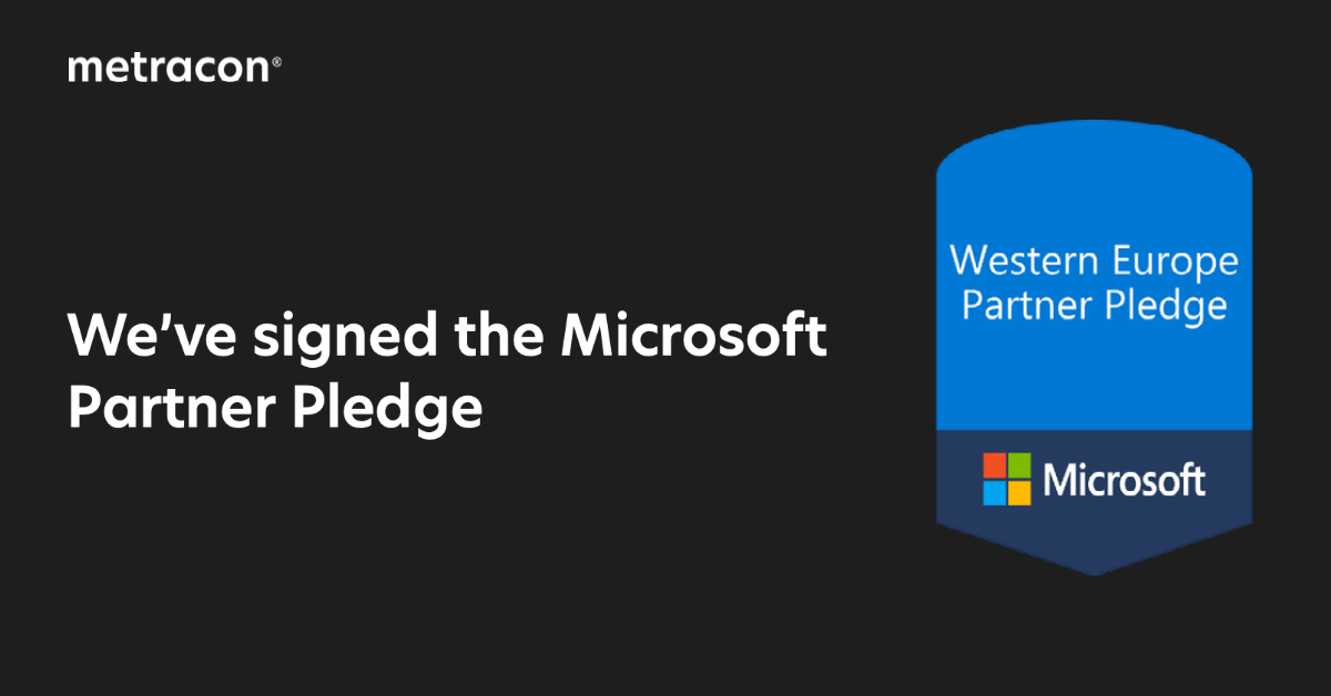We’ve signed the Microsoft Partner Pledge Switzerland