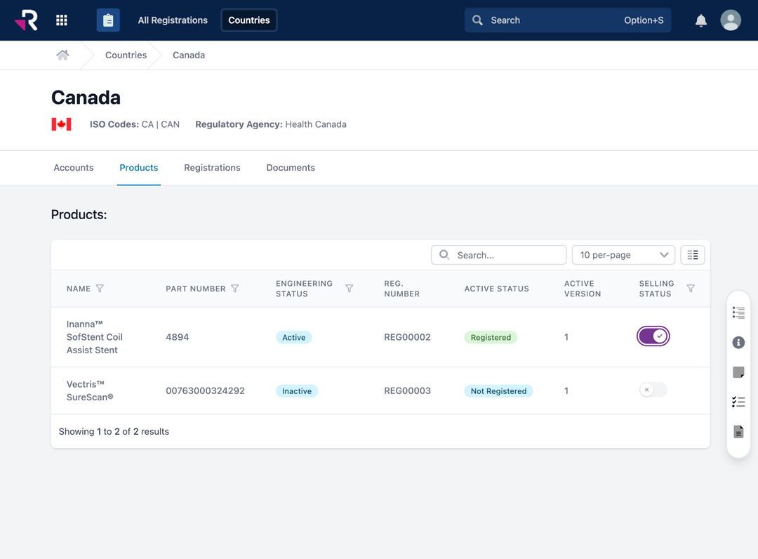 Rimsys Platform | Medical Device Regulatory Information Software