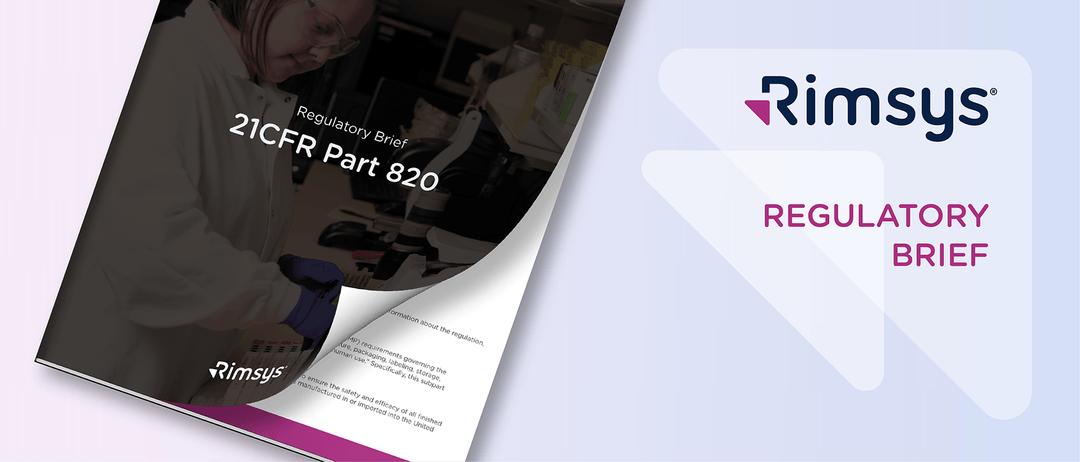 An overview of 21 CFR Part 820