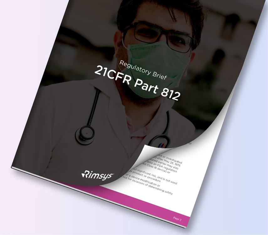 An overview of 21 CFR Part 812