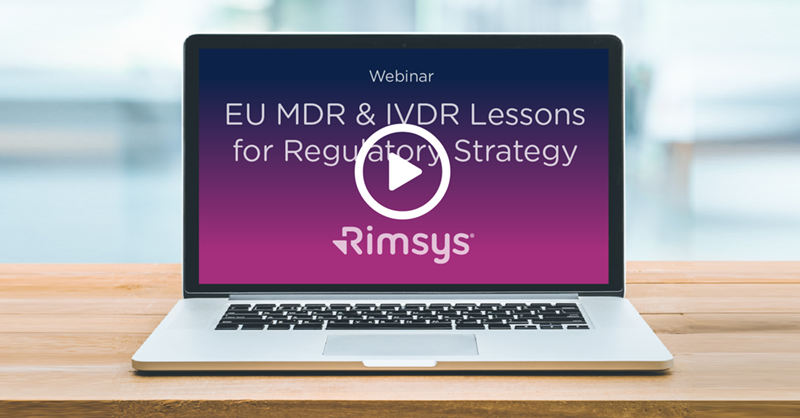 MDR & IVDR Lessons for Regulatory Strategy