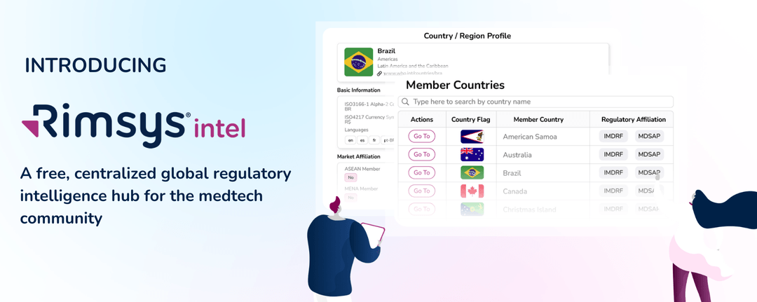 Introducing Rimsys Intel: A Free, Centralized Global Regulatory Intelligence Hub for Medtech
