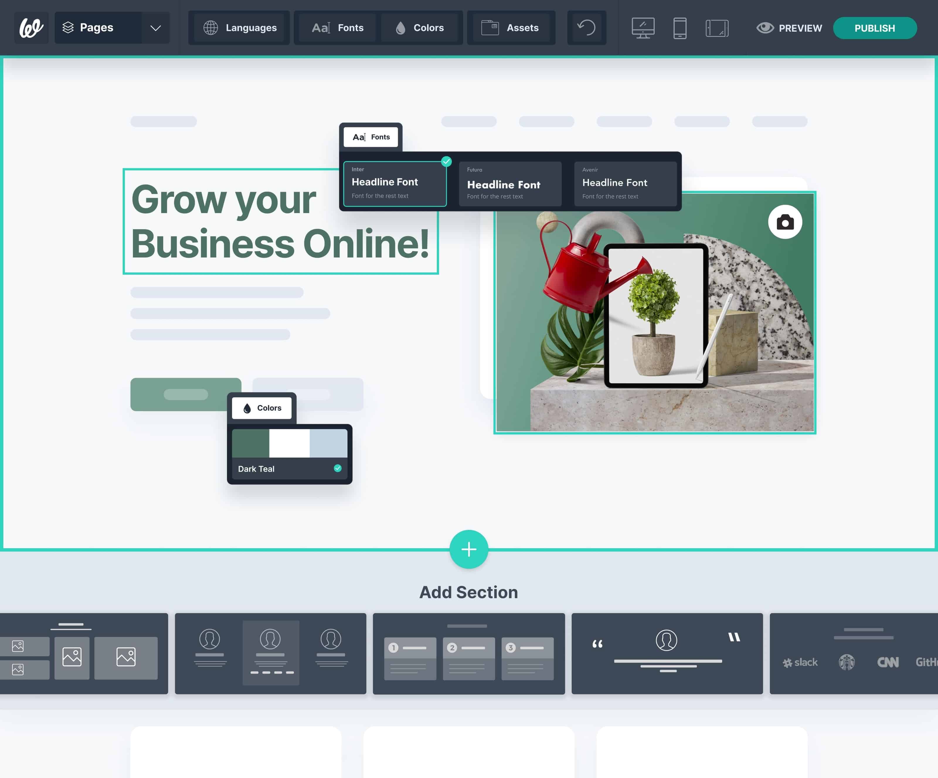 Wuilt - Create your website in 3 steps in less than 5 minutes
