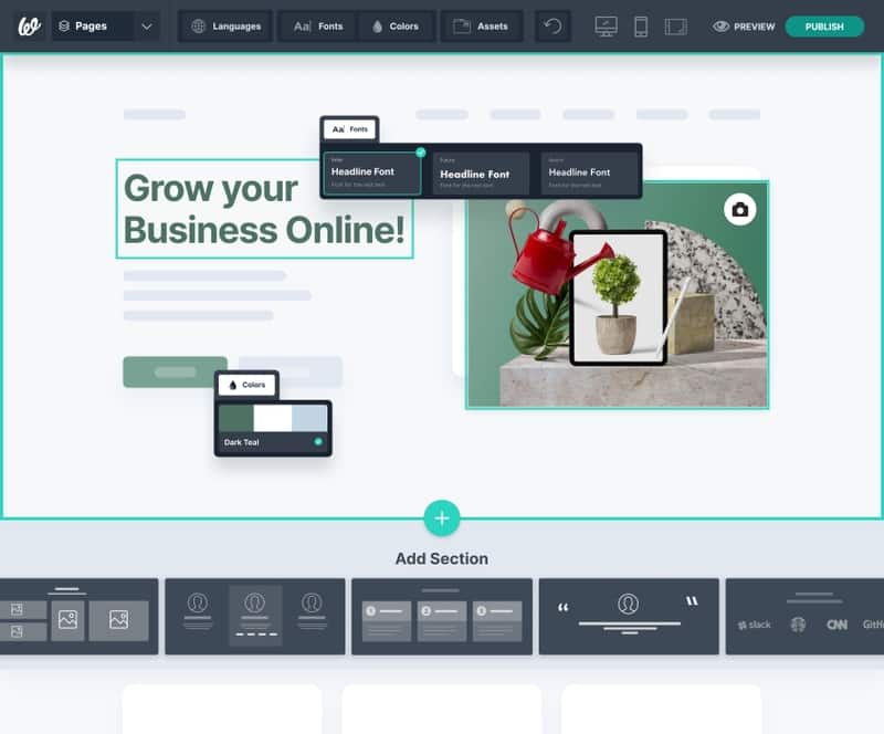 Wuilt - Create your website in 3 steps in less than 5 minutes
