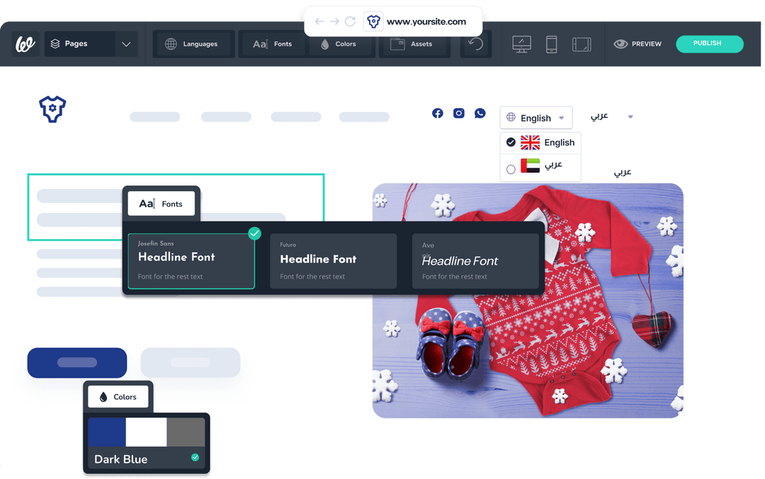 Wuilt website and store builder