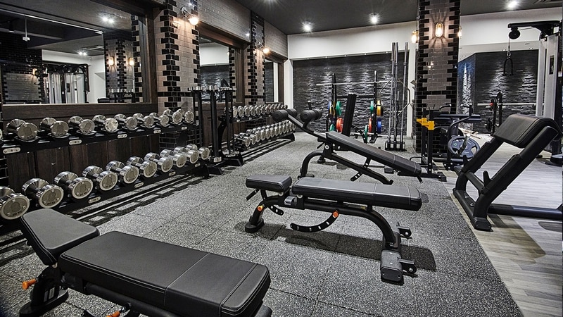Bespoke Free Weight Area Flooring - Gym Flooring