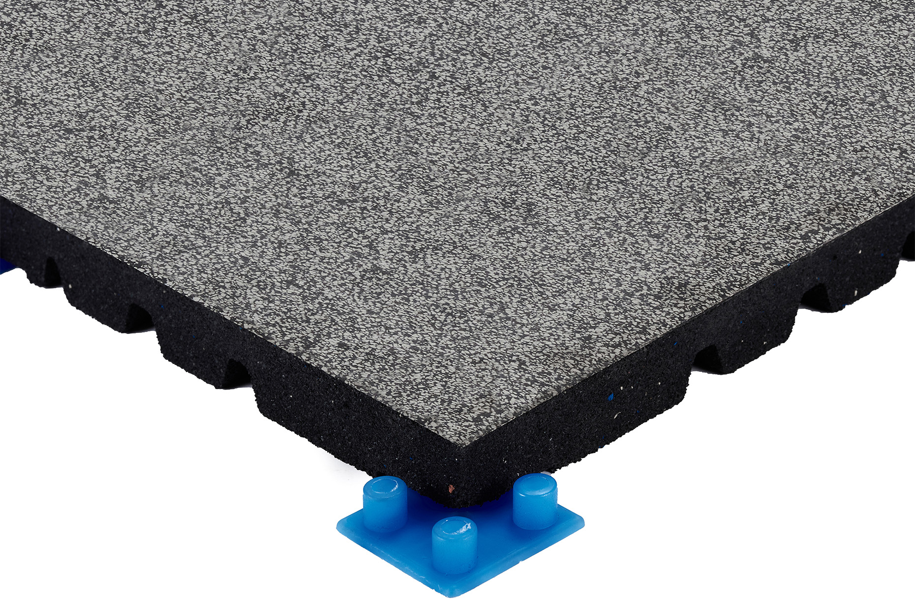Gym 20mm 40mm Stone Connect Epdm Rubber Tile Gym Flooring