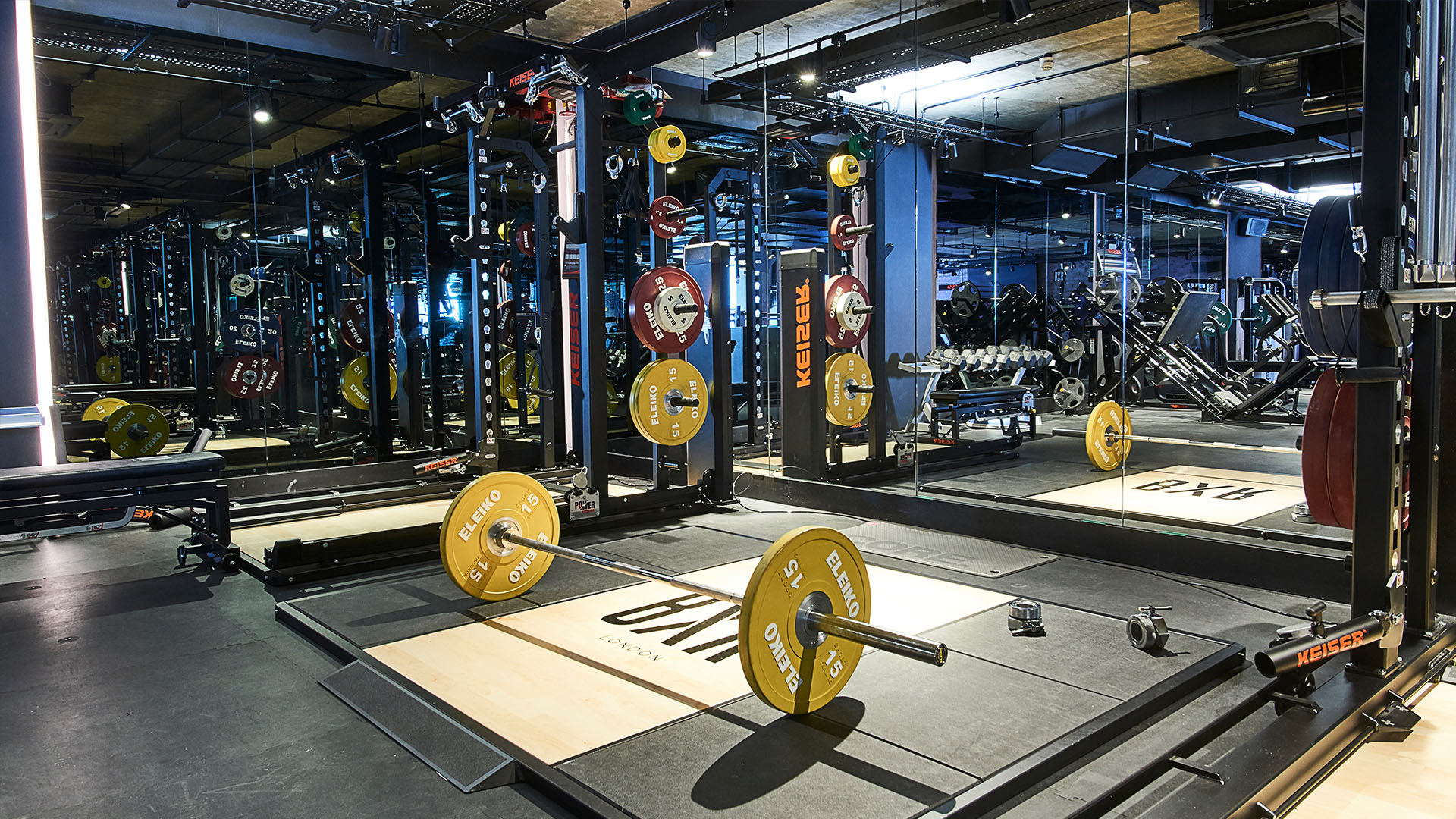 Lifting Platforms Area Flooring - Gym Flooring