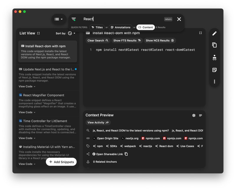 Gemini Support, Search Quick Filters, More Accessible Support, and more ...