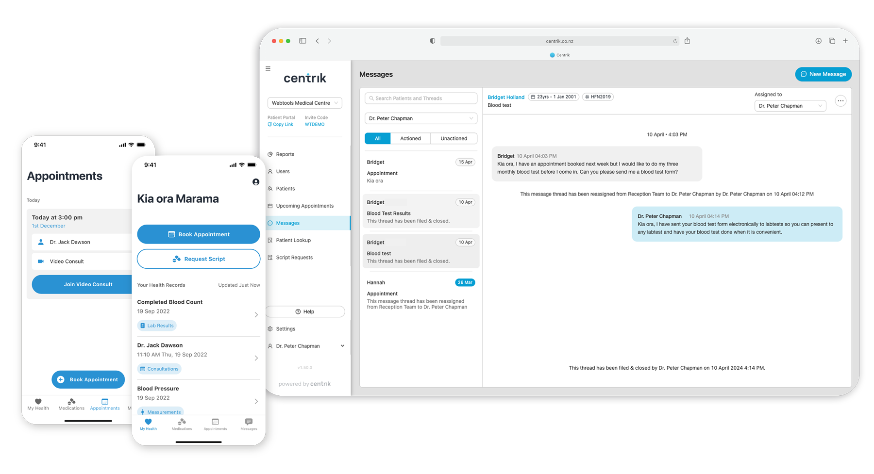 Centrik — Your Platform for Connected Care