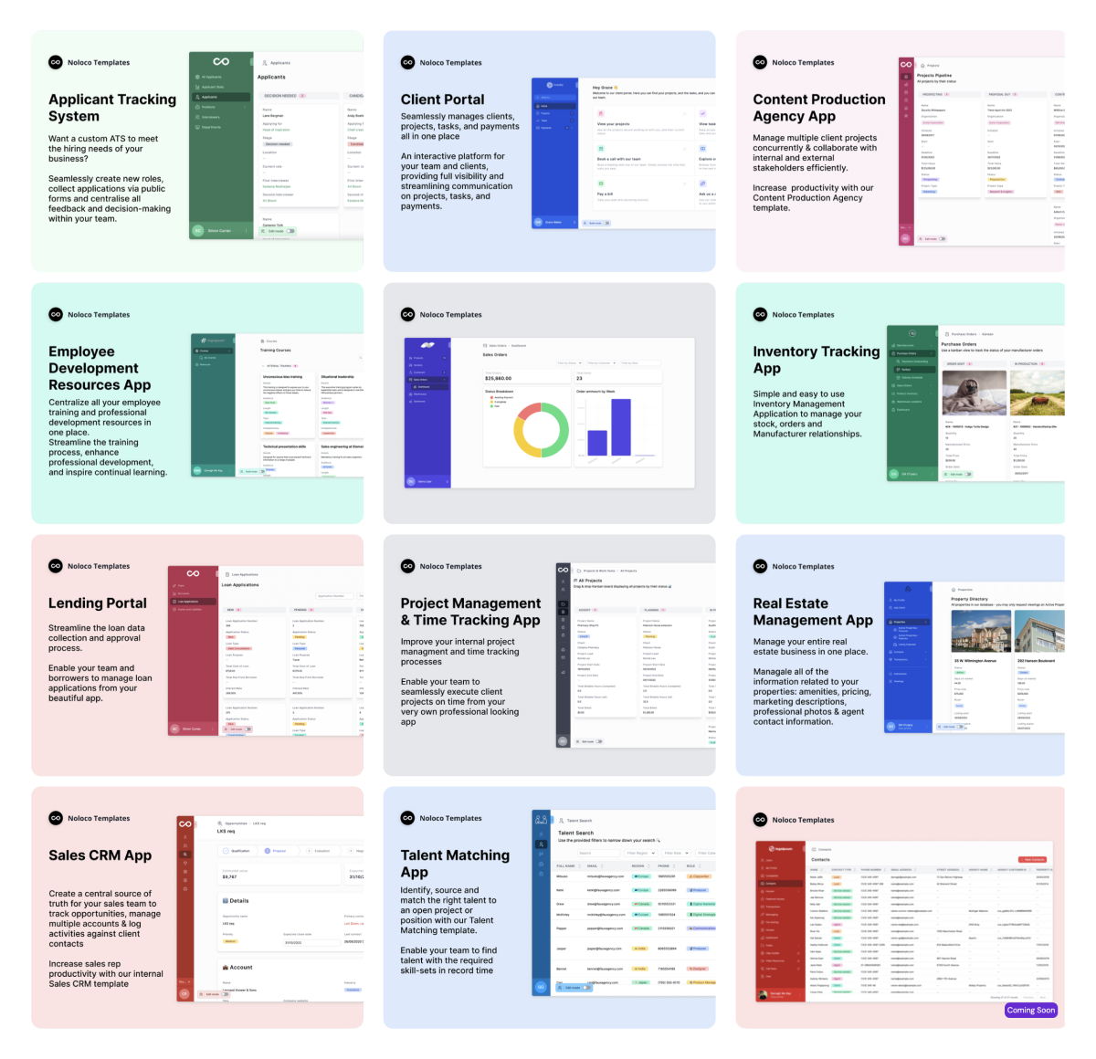 Instantly build internal tools for your team with Noloco