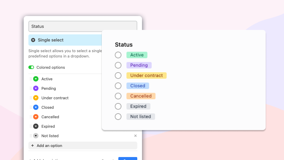 Noloco Product Update - Choose fields to watch in workflows, protected Airtable bases, more ...