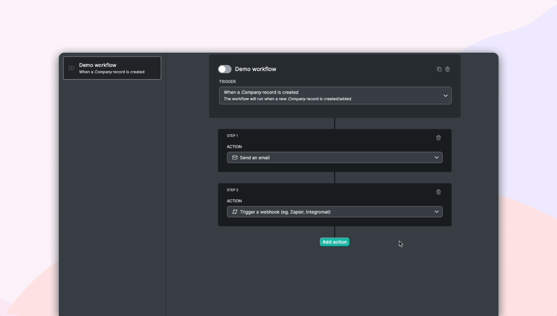 Noloco Product Update - Clone workflows, re-order options & register with Google Sign In