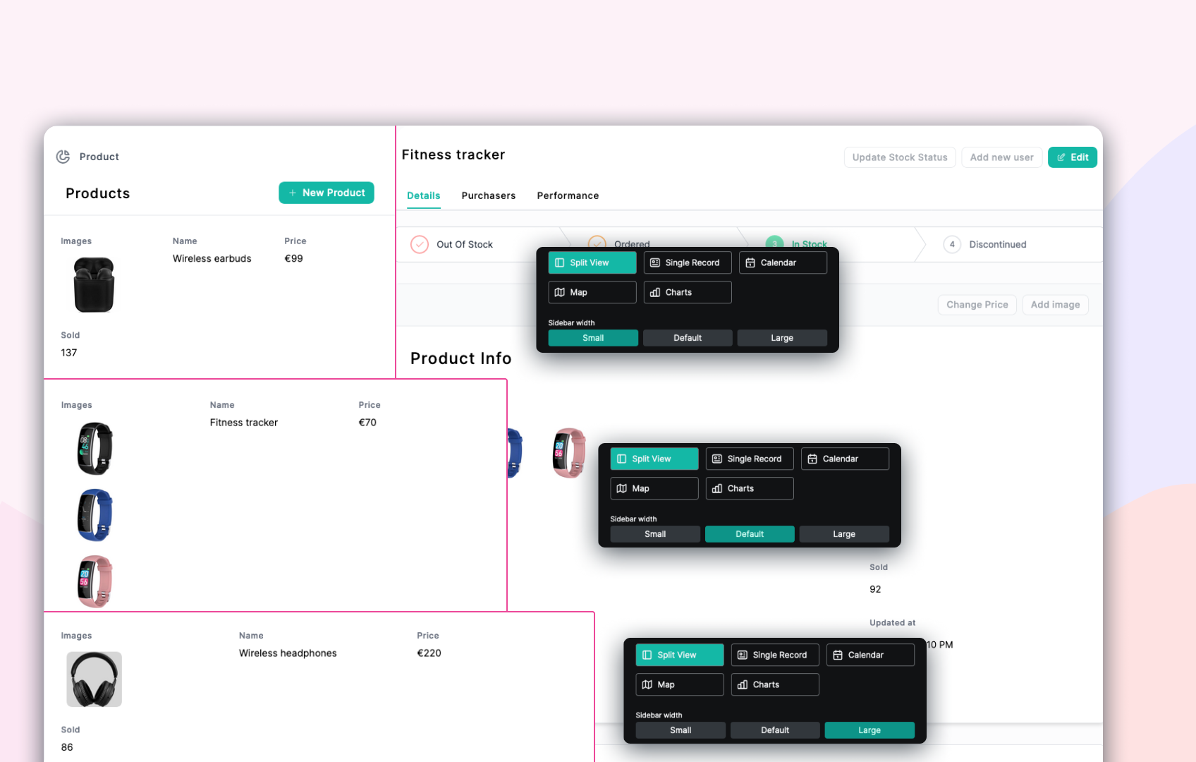 Noloco Product Update - Powerful form logic and split view improvements