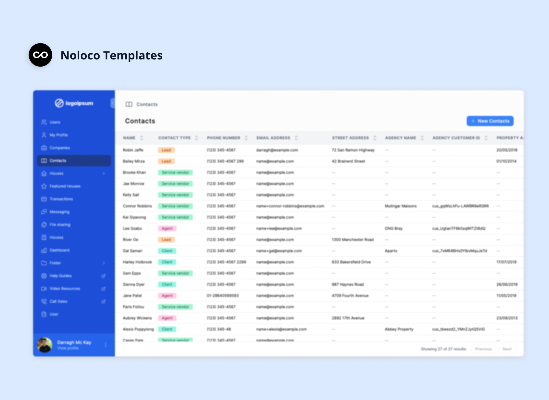 Software Bug Tracker App - Noloco Templates