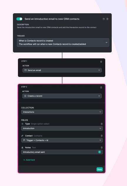 Noloco Product Update - Update records with Workflows, filter tooltips & new button visibility
