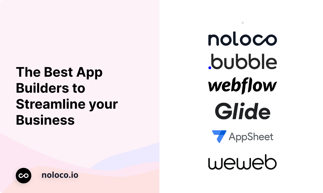 6 of the Best No-Code App Builders to Streamline Your Business Operations | Noloco Blog