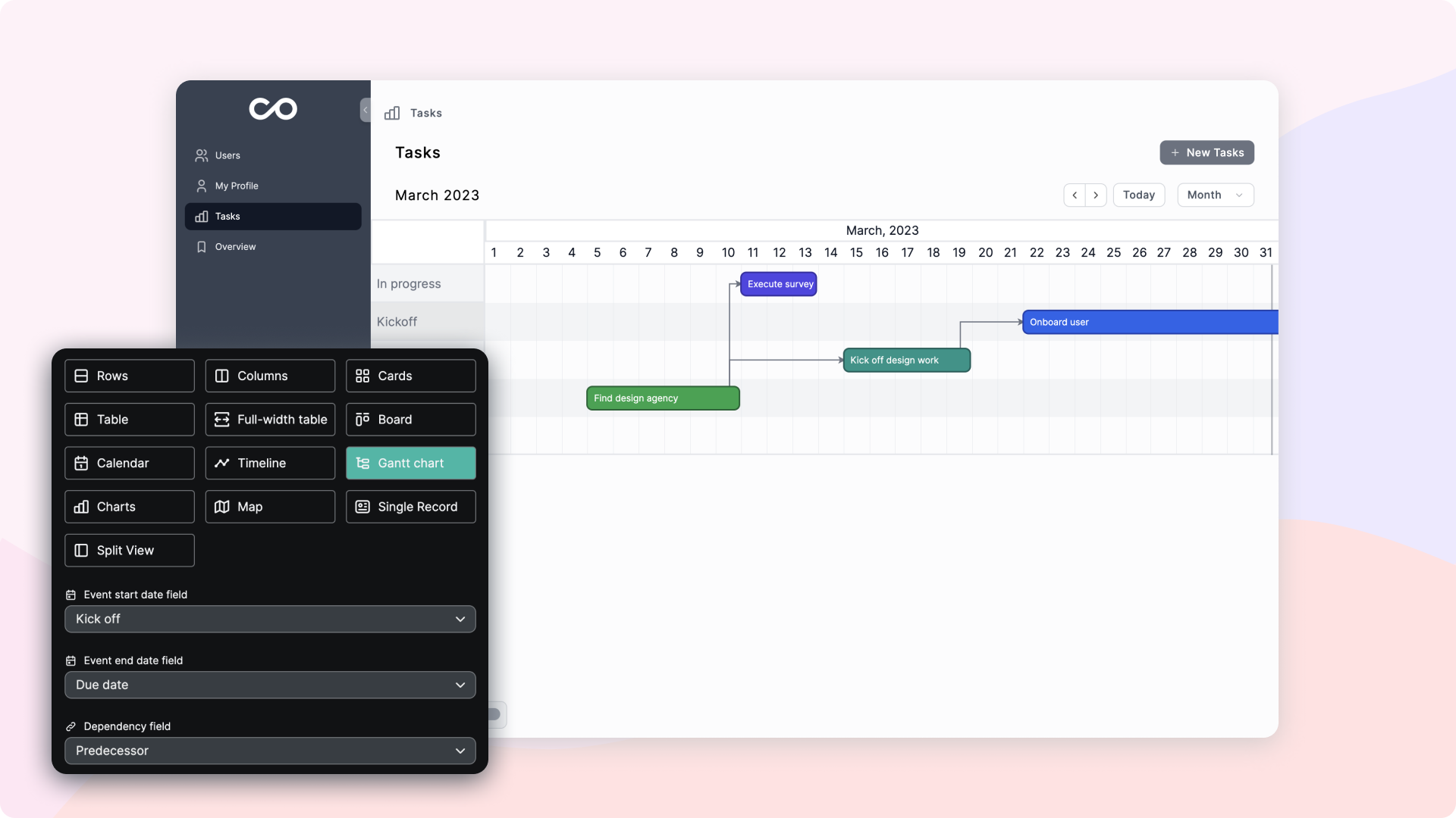 No-code vs Off-the-Shelf Project Management tools Monday.com, ClickUp ...
