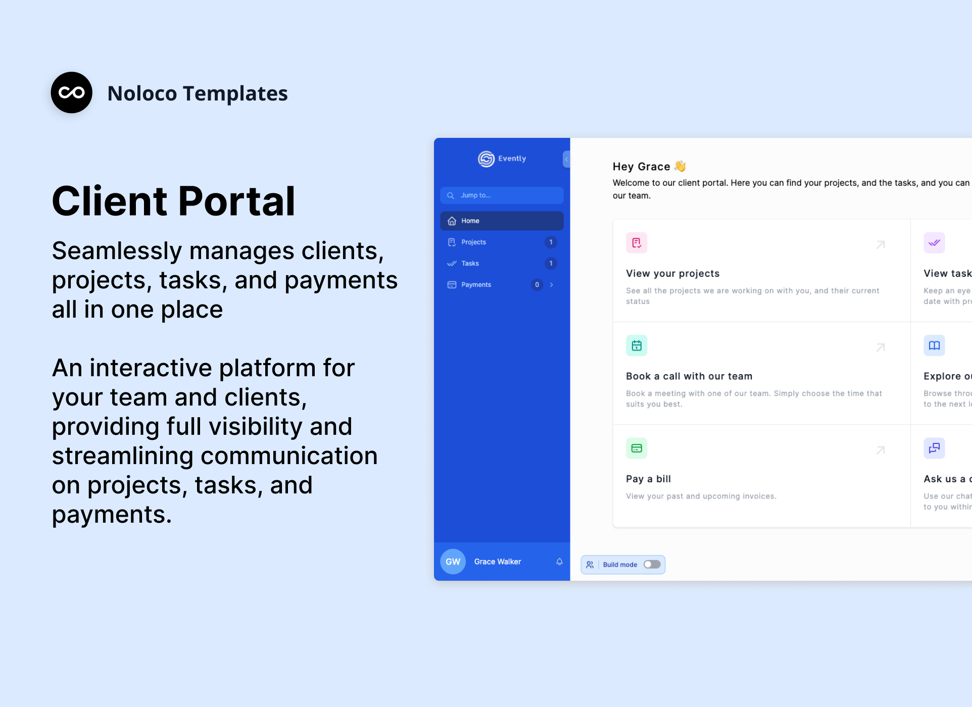 Client Portal - Noloco Templates