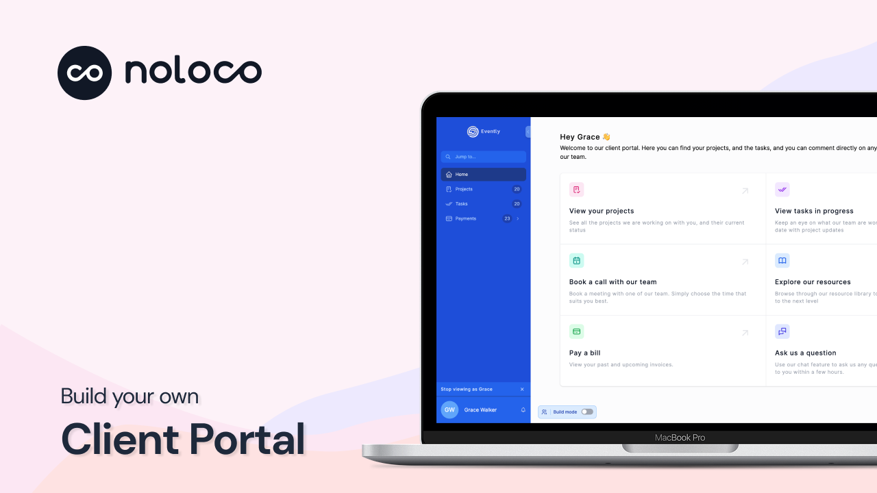 Build your own Client Portal with Noloco & Airtable