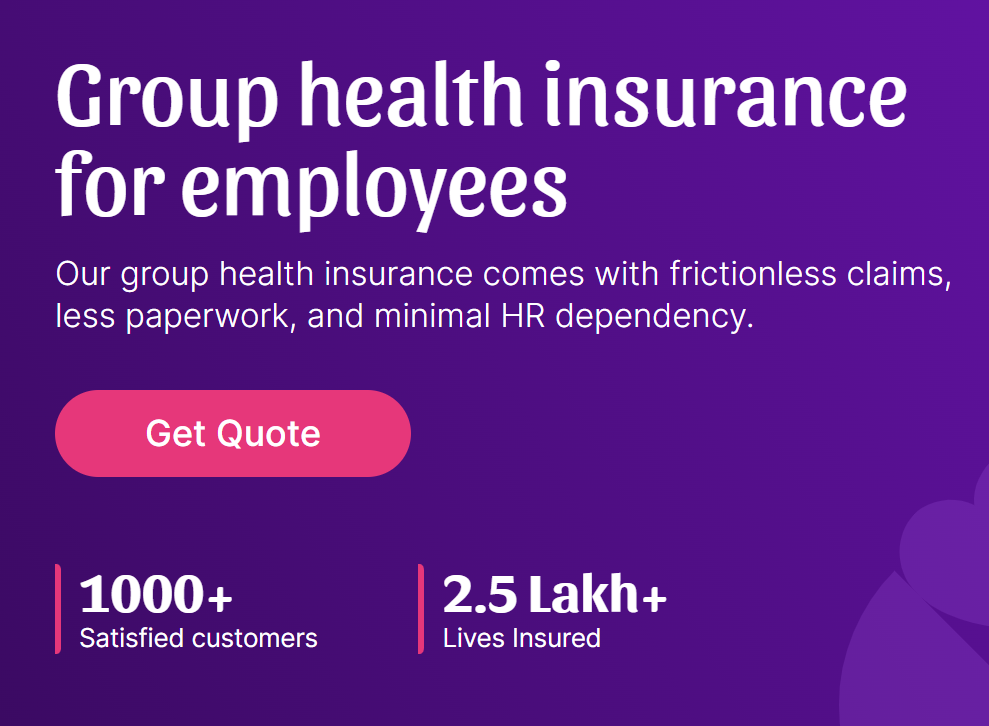 Group Health Insurance Policy For Employees in India - Buy Plans Online