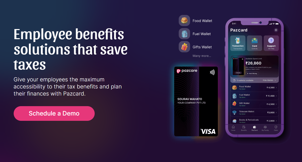 Employee benefits solutions to save taxes - Explore food wallet, fuel ...