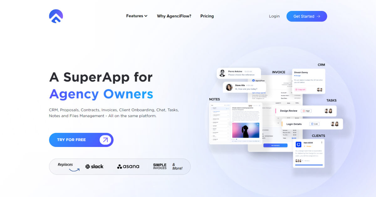 Flozy, a super-app for anyone with clients.