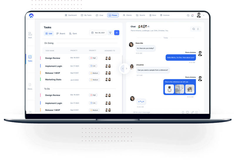 Flozy, a super-app for anyone with clients.