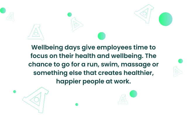 What is a wellbeing day for employees? | Heka