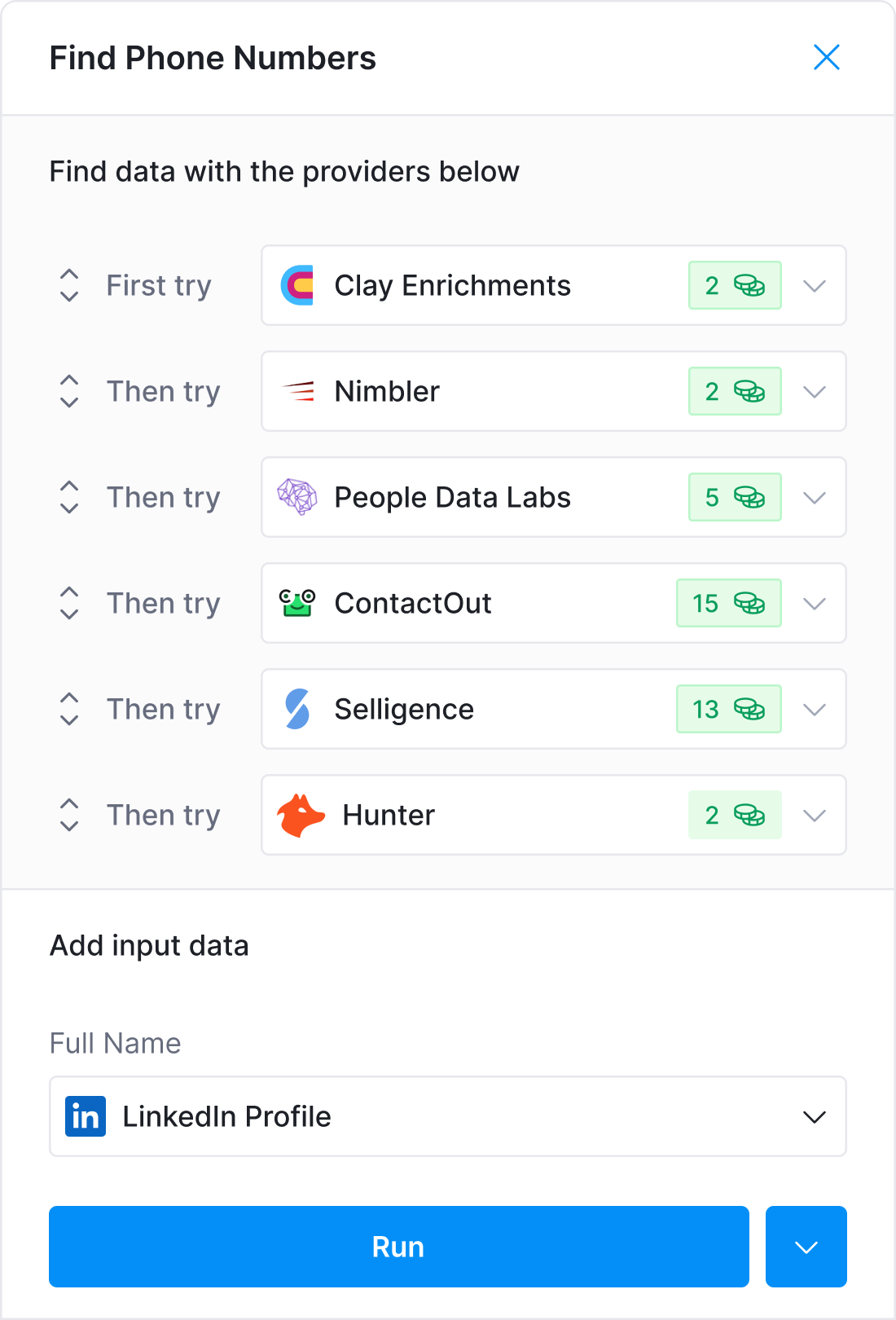 Waterfall data providers to maximize coverage | Clay Waterfall