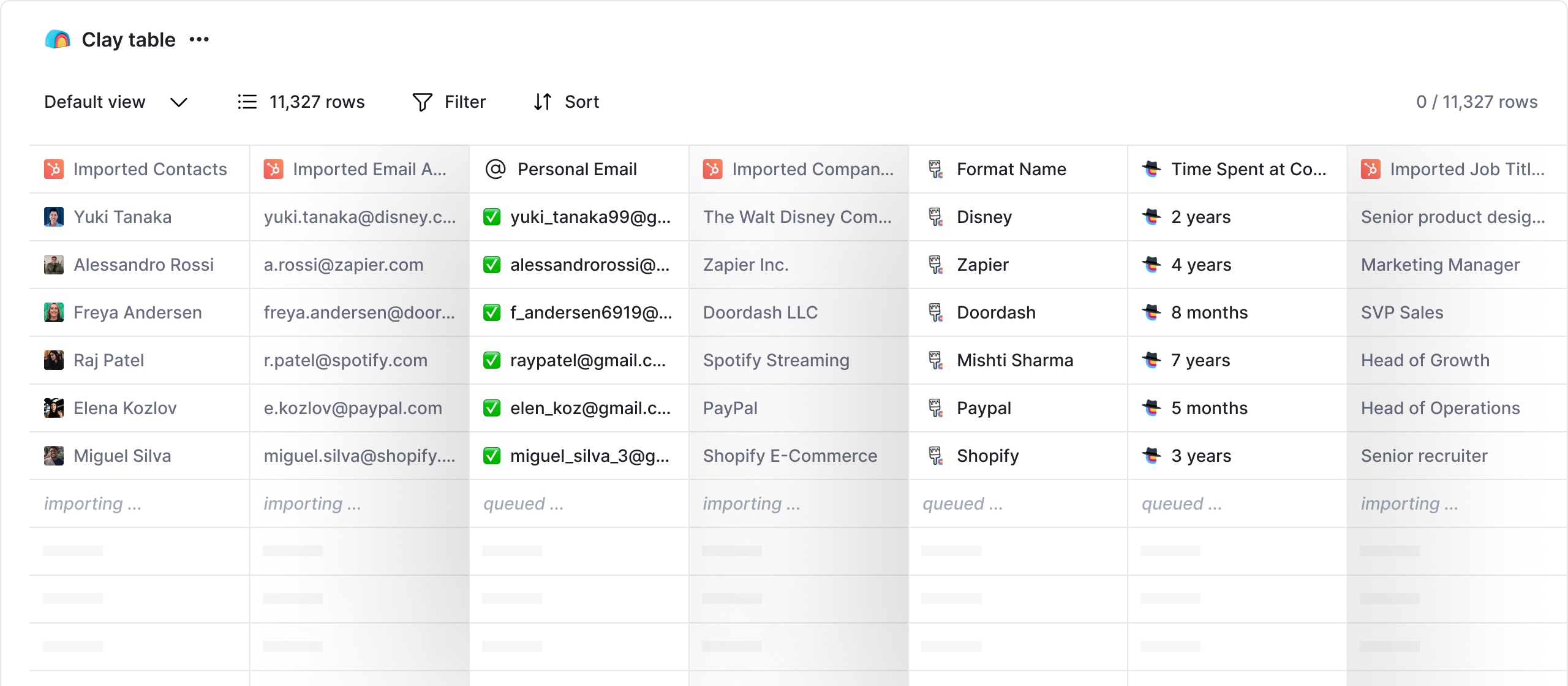 Keep your CRMs updated - without any manual work | Clay.com