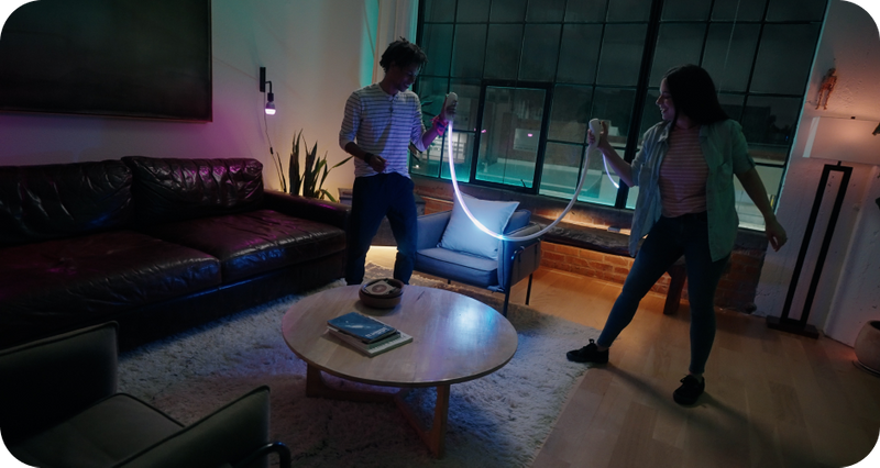 Light Pong - World's first 1D game console