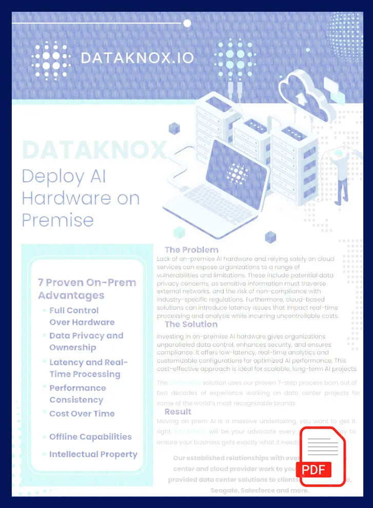 AI Hardware: The Advantages of On-prem vs. Cloud | Dataknox