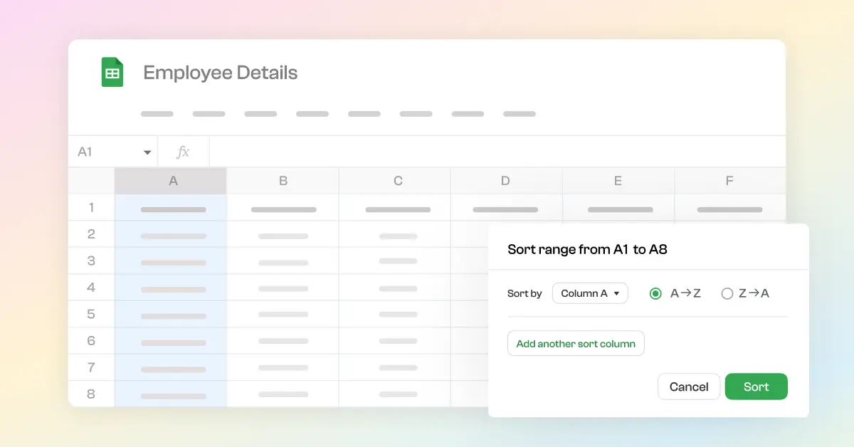 How to Organize & Clean Data in Google Sheets - Polymer