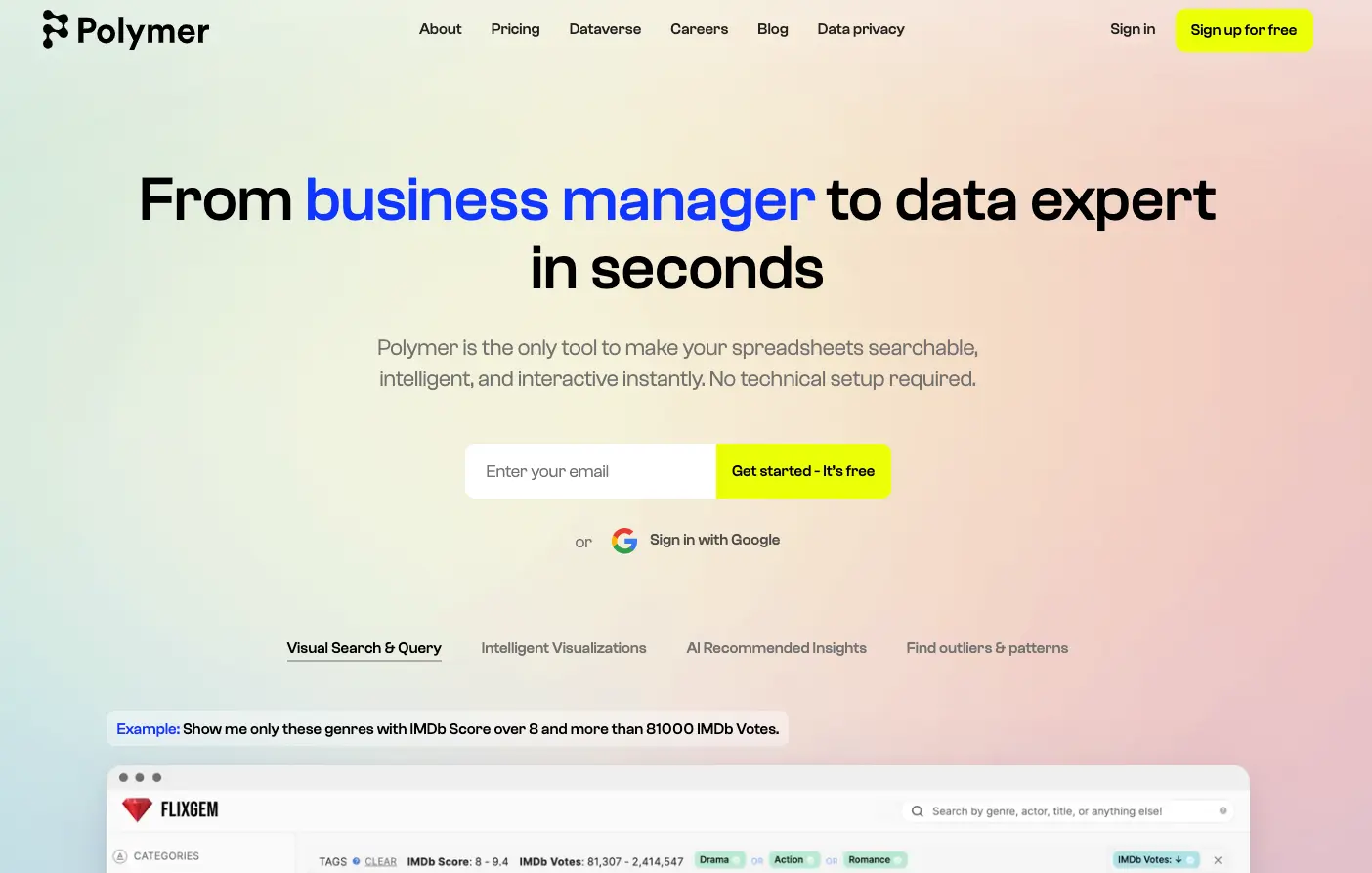 10 Data Visualization Best Practices · Polymer