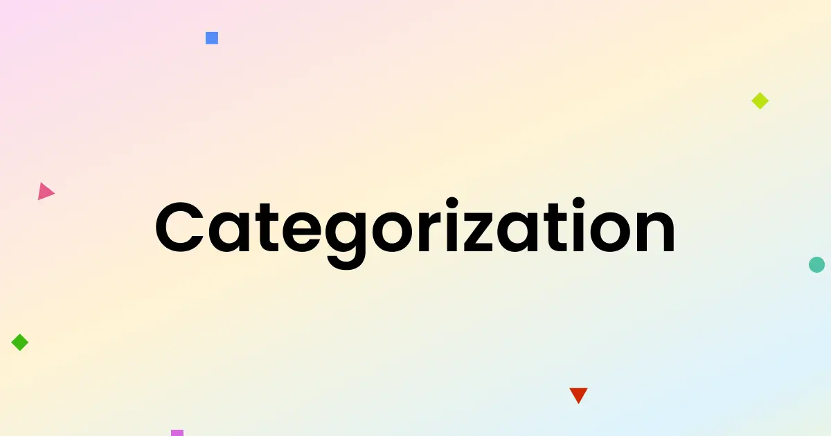 What is Categorization?