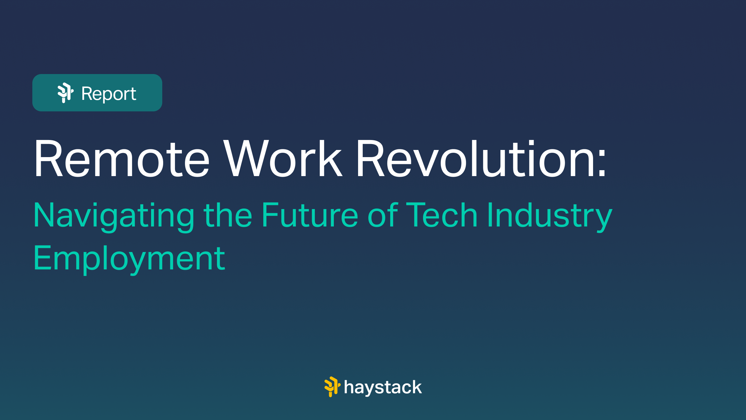 Remote Work Revolution: Navigating the Future of Tech Industry Employment - Haystack