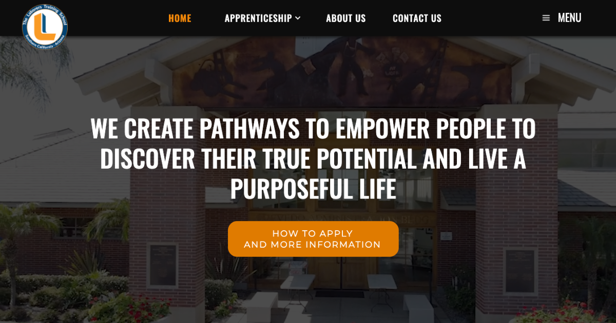 Laborers Training School Website