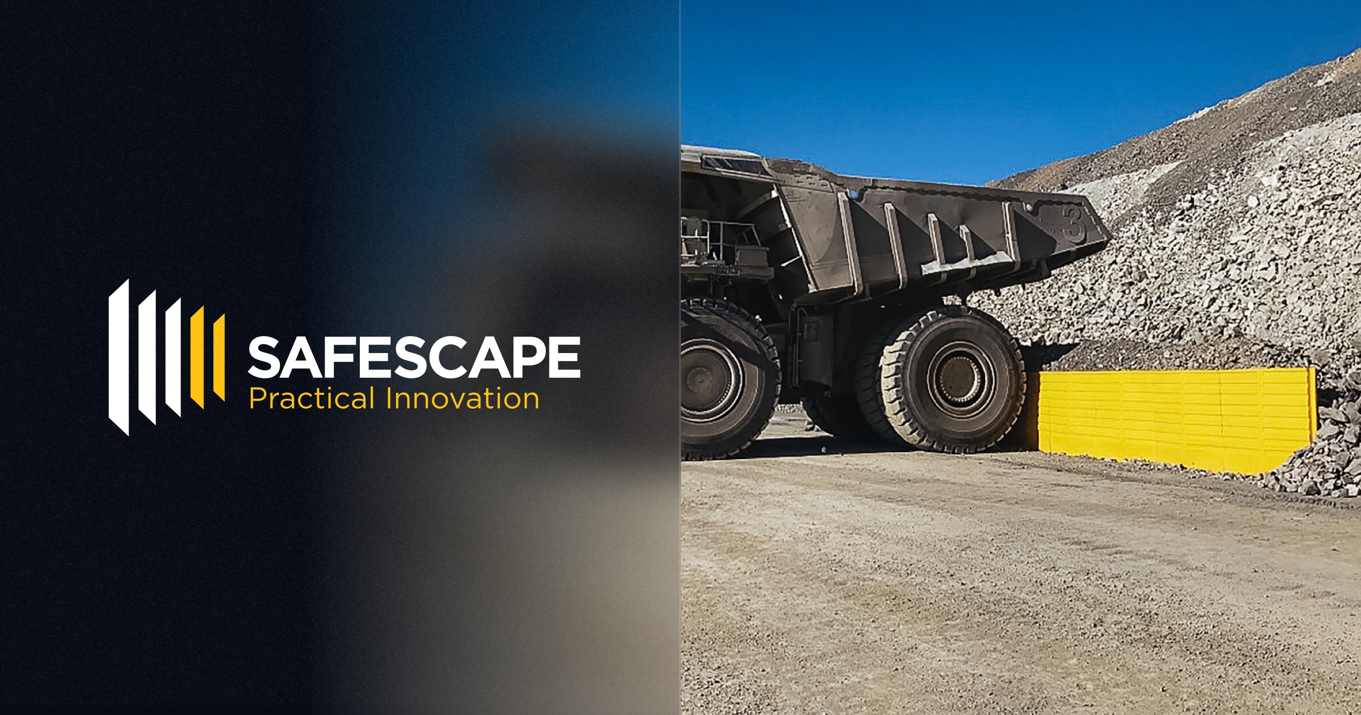 Edge Protector for Open Pit Mines - Improve Revenue and Safety | Safescape