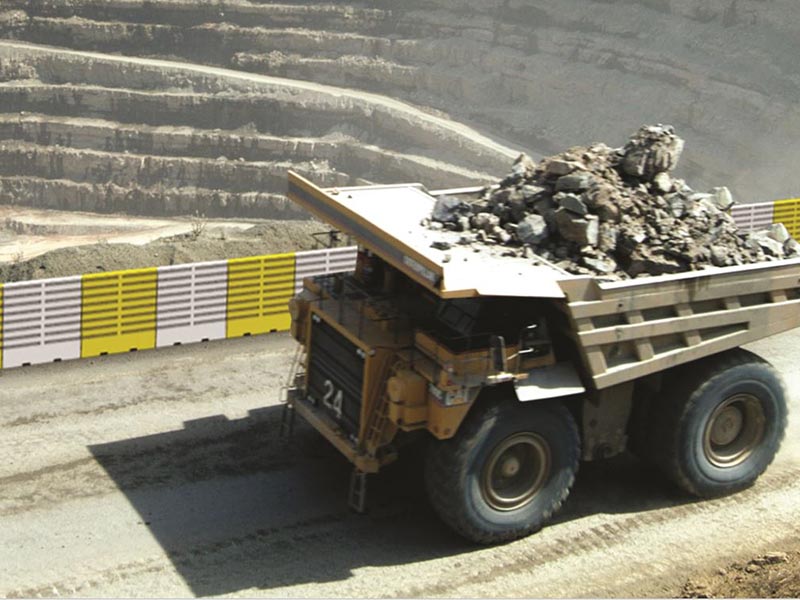 Edge Protector for Open Pit Mines - Improve Revenue and Safety | Safescape